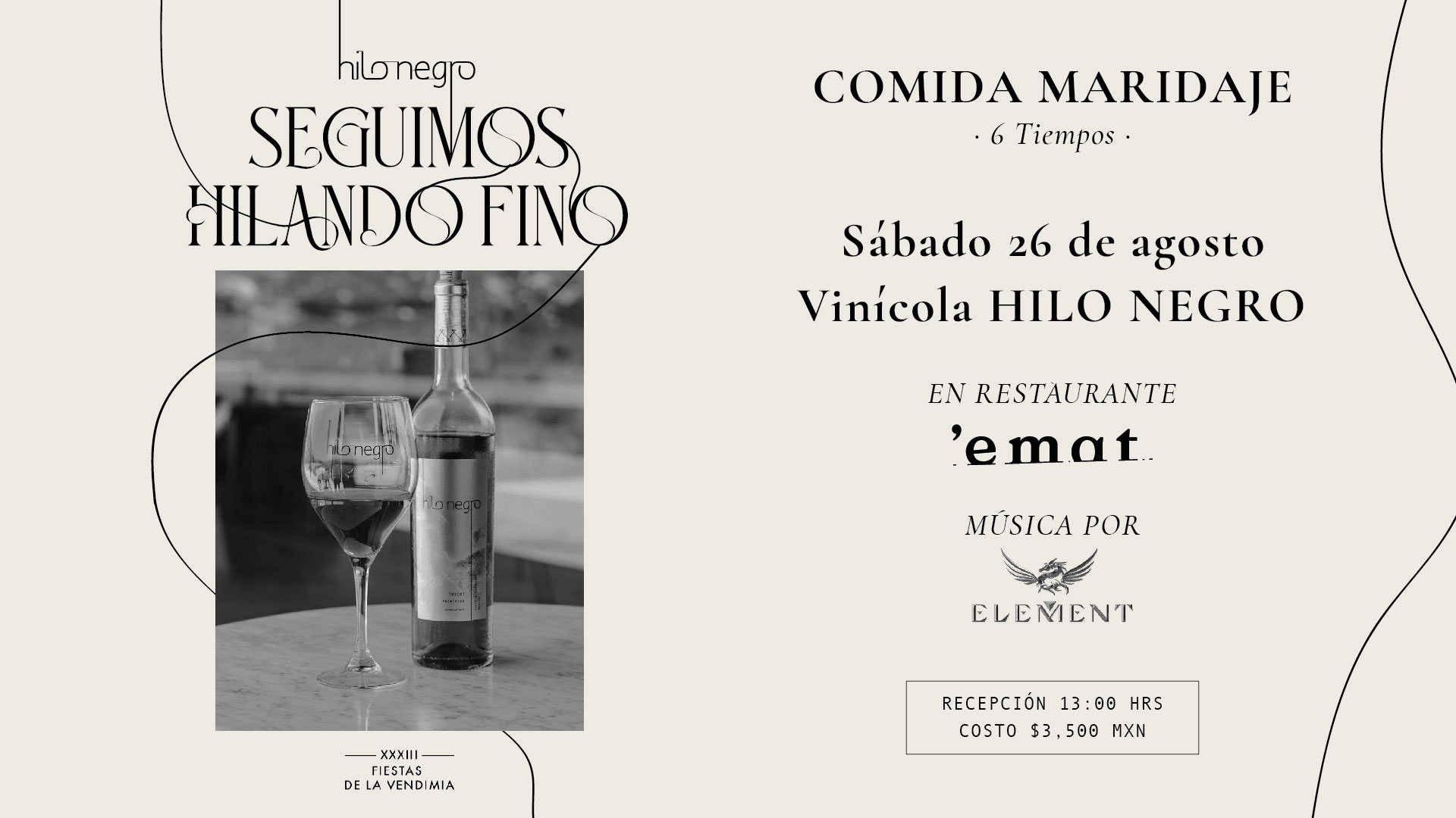 SEGUIMOS HILANDO FINO – Hilo Negro